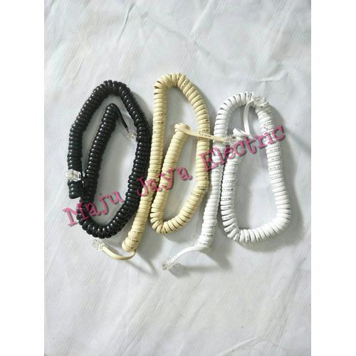 Jual Kabel Spiral Sepiral Gagang Telepon Panjang 3 m Meter 3m + RJ 11 ...