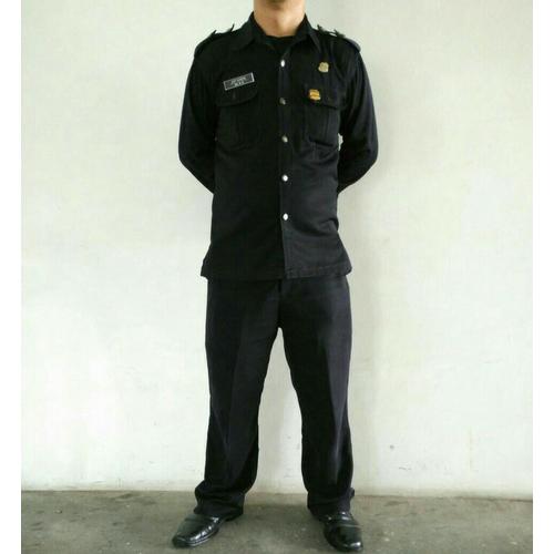 Jual Seragam Satpam/Security/Body Guard/Safari Hitam - Kota Surabaya ...