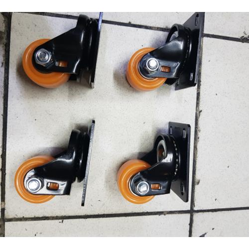 Jual Roda Ranger Germany Nilon Orenge 1.5 inch Putar - Jakarta Barat ...