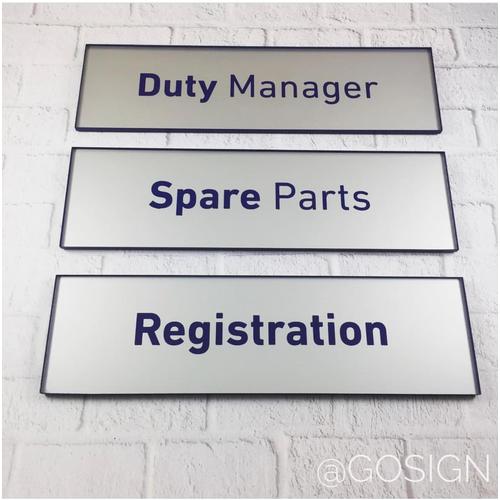 Jual Door sign Acrylic 5mm ukuran 30cm x 10cm - Jakarta Barat - Gosign ...