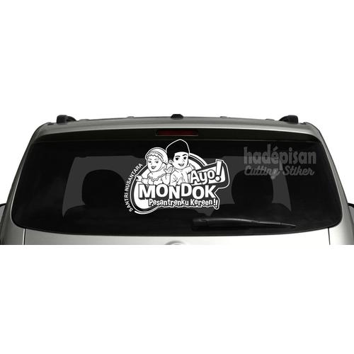 Promo STIKER MOBIL CUTTING STICKER KACA MOBIL - AYO MONDOK PESANTREN ...