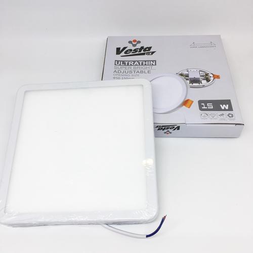 Jual Vesta Lampu Downlight Adjustable LED Panel Kotak / Bulat 15 Watt ...