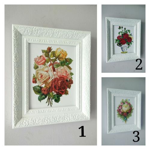 Jual Hiasan dinding poster pot bunga shabby vintage frame ukir - Kota ...