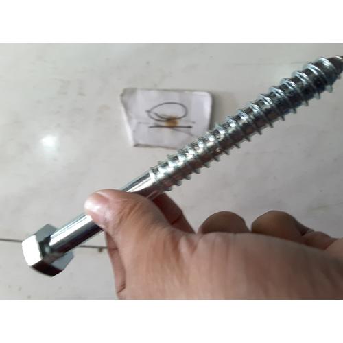 Jual baut deskrup 0.5 inch x 5 inch baut kayu baut kloset baut 12.5 mm ...