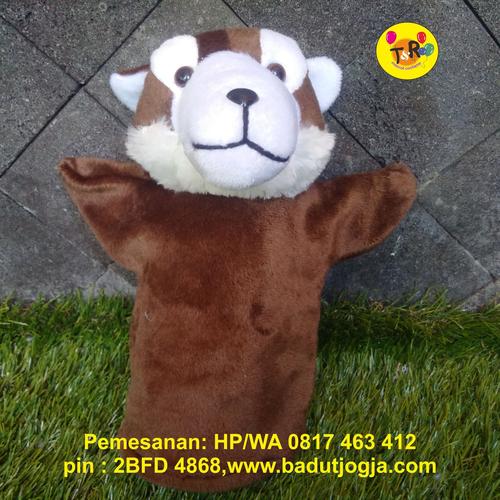 Jual Boneka Tangan Hewan Serigala - Edukasi - Alat Peraga 25cm -Hand ...