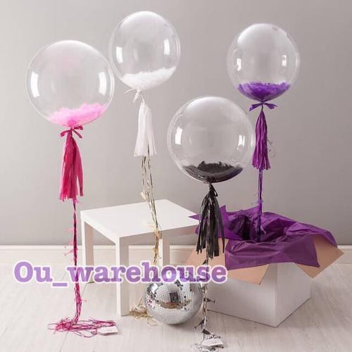 Jual balon pvc transparan 18inch - balon bening - balon jumbo ...