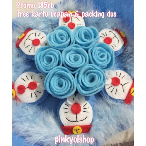 Jual Buket Boneka Doraemon Karakter Bunga Biru Muda - Jakarta Pusat ...