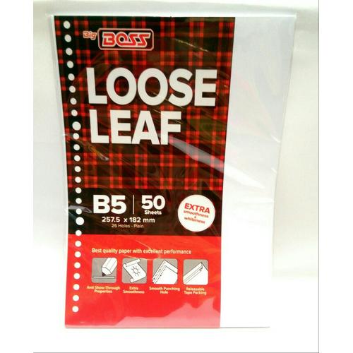 Jual Loose Leaf B5 polos/plain binder 26 ring BIG BOSS murah - Jakarta ...