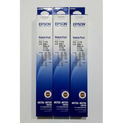 Jual Ribbon Pack Refill ASLI EPSON 8750 8755 8758 LX 300 310 1170 ...