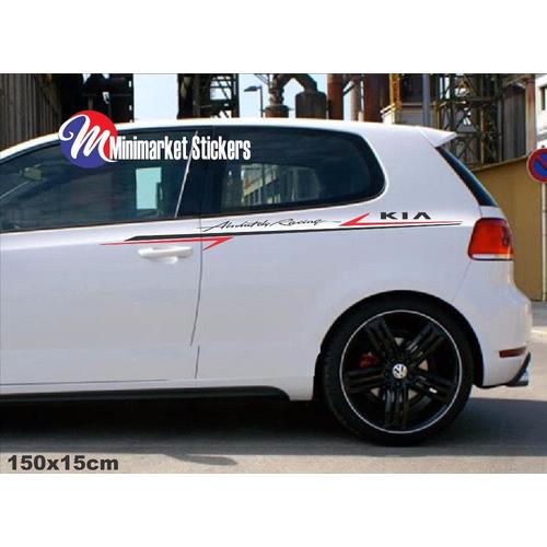 Jual sticker stripe mobil kia picanto rio sportage optima alll kia ...