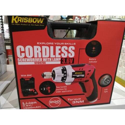 Jual Cordless Screwdriver krisbow 3,6 V - Jakarta Barat - EPT shop ...