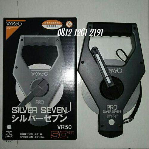Jual YAMAYO Meteran Roll Gulung Pro Silver Seven 50 Meter Measuring ...