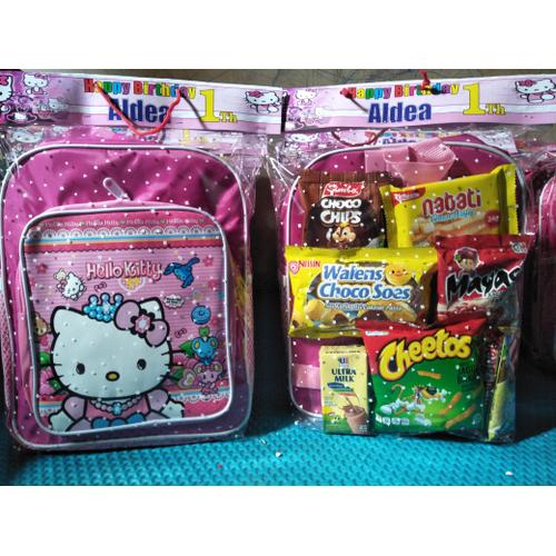 Jual paket snack dengan souvenir tas ransel anak TK/ PAUD - Jakarta ...