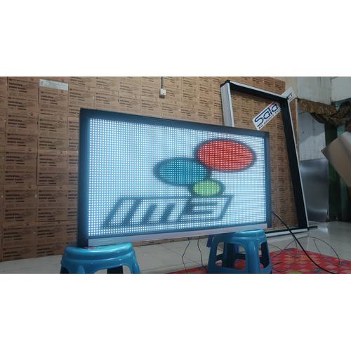 Jual Running Text RGB 57x100Cm Full color / mini videotron wifi + lan ...