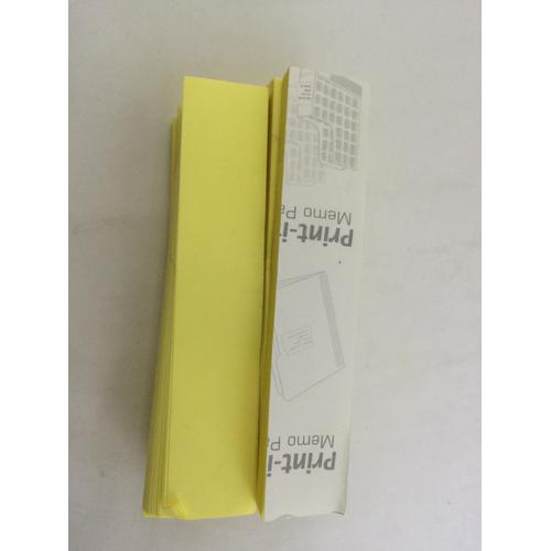 Jual Print It Sticky Notes 15mmx75mm Memo Tempel 3M Print-It Eceran ...