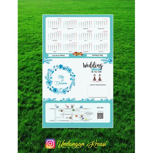 Jual undangan pernikahan kalender - Jakarta Pusat - Undangankreasi ...