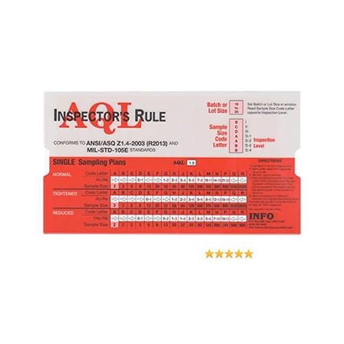 Jual AQL Inspectors Rule With Manual - ANSI - Jakarta Utara - Putra ...