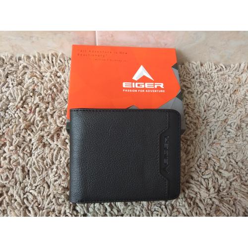 Jual DOMPET LIPAT DUA EIGER ORIGINAL D1351 FULL BLACK - Hitam - Kota ...