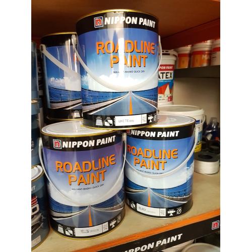Jual CAT JALAN ROADLINE PAINT NIPPON SOLVENT BASED QUICK DRY 5 KG ROAD ...