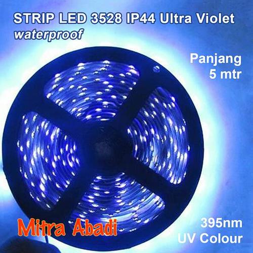 Jual LED Strip SMD 3528 UV (ULTRA VIOLET) DC 12V IP44 WATERPROOF ...