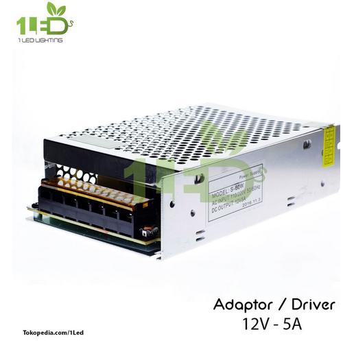 Jual Power suply adaptor LED Pompa Air CCTV 12V 5A 12 V Volt 12 Volt 5 A - 12V 3A - Kota Bandung ...