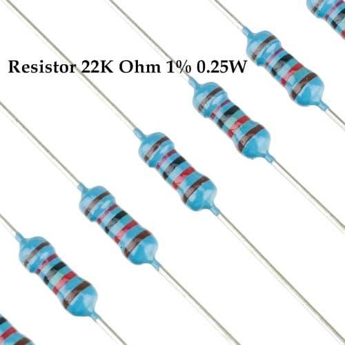 Jual Resistor 22K ohm 0.25W 1% metal film - Kota Tangerang - Arfa ...