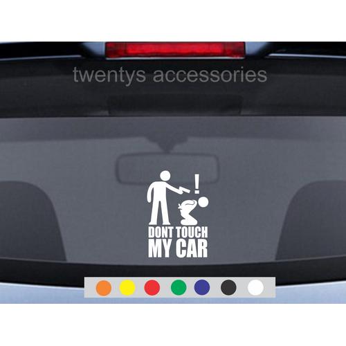 Jual Stiker Kaca Mobil Sticker Dont Touch My Car Kab Garut