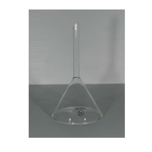 Jual Corong kaca 75mm diameter/Glass funnel . standard funnel 60 deg ...