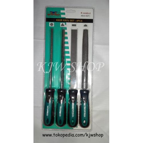 Jual Kikir Kayu / Patar Kayu 8" set 4pcs merk WIPRO - Kota Surabaya ...