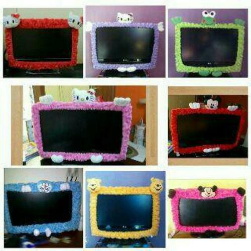 Jual sarung/bando tv . ukuran. 21- 32.untuk led/monitor - Merah - Kab ...