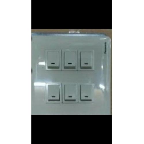 Jual Saklar Grid Switch Panasonic 6 Gang tipe Full Color - Jakarta ...