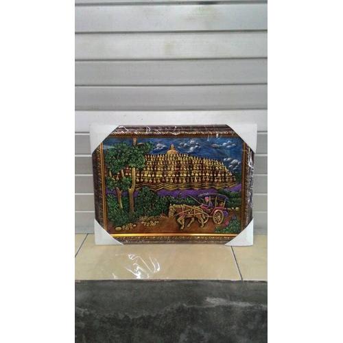 Jual Lukisan Rilief-Lukisan Candi Borobudur-Lukisan 3D-Souvenir Jogja ...