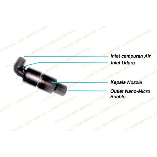 Jual Microbubble generator nozzle 500 input 3/4" - TANPA ADAPTER - Kab ...