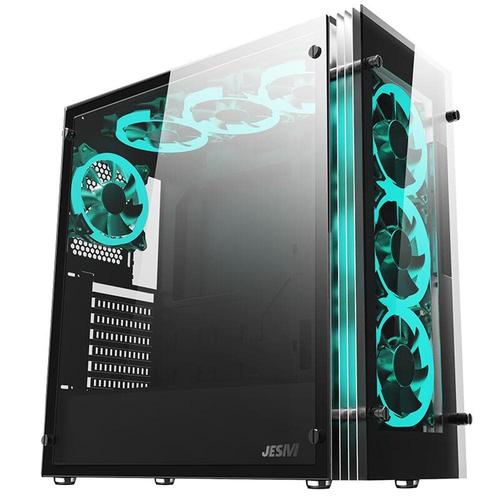 Jual AIGO ATLANTIS WITH 3 LED RING FAN ICE CUBE GAMING CASE - Kab ...
