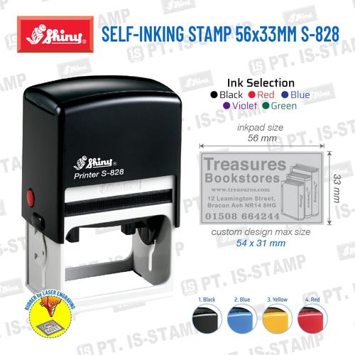 Promo Shiny Self-Inking Stamp 56x33mm S-828 - Kota Tangerang - Shiny ...