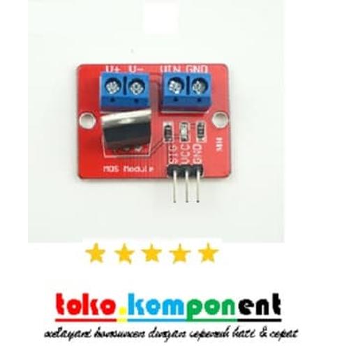 Jual Mosfet IRF520 MOSFET Driver 100V 10A Motor Selenoid Module Arduino ...