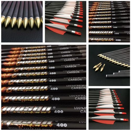 Jual Arrow SPINE 400 - MUSEN Carbon Arrow - Anak Panah Karbon Spine400 ...