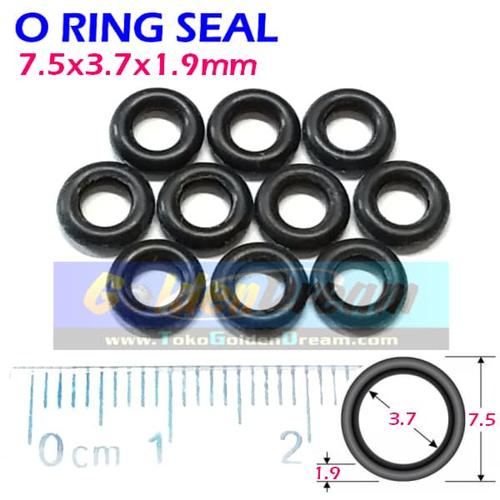 Jual 7.5x1.9mm Oring Seal Karet O Ring Rubber O-Ring Sil Part Air Oli ...