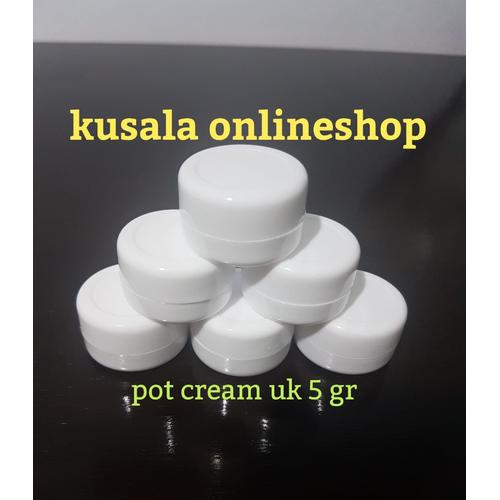 Jual pot cream 5 gr|pot cream|pot cream putih|kemasan kosmetik ...