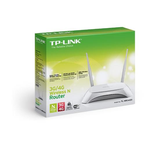 Jual TP-Link TL-MR3420 3G/4G/LTE Modem Wireless Router 2x WiFi Antene ...
