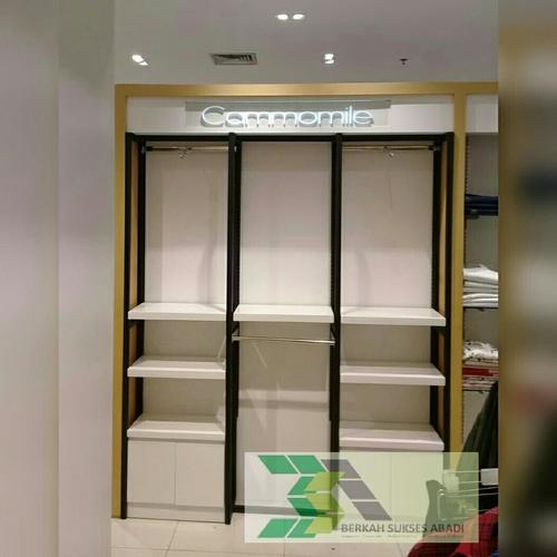 Jual interior custome design counter fixture rak backwall booth pameran ...