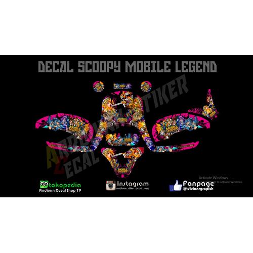 Jual Decal Honda Scoopy FI Mobile Legend 3D Full Body Terbaru - Kab ...