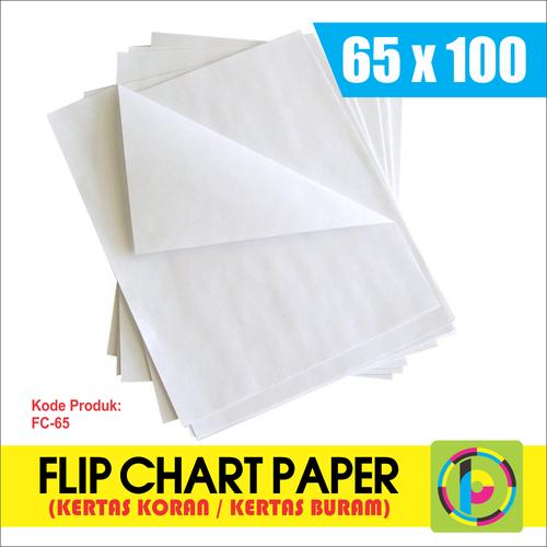 Jual Flip Chart Paper / Kertas Koran untuk Presentasi Ukuran 65 x 100 ...