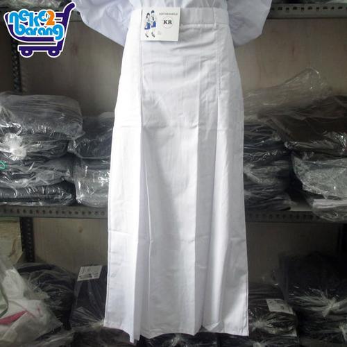 Jual Rok Panjang Span SMP Putih Seragam SMP Seragam Sekolah Rok SMP ...