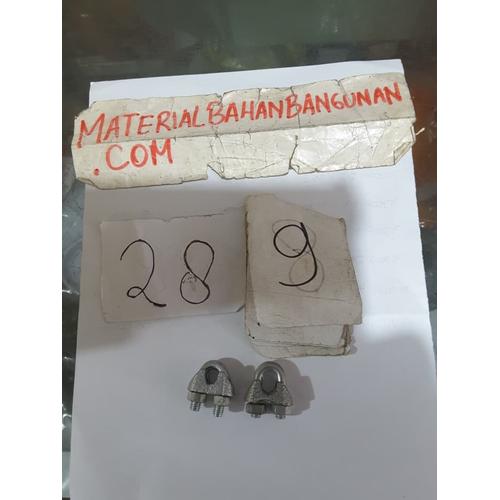 Jual klem seling 1/4inch M6 clamp selling kuku macan klem sling tali ...