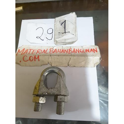 Jual klem seling 1inch M24 clamp selling kuku macan klem sling tali ...