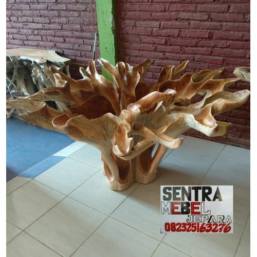 Jual Meja akar jati utuh - Kab. Jepara - Sentra Mebel Jepara | Tokopedia