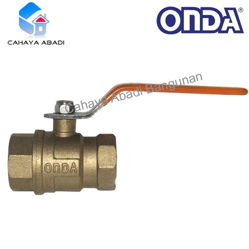 Jual Ball Valve | Stop Kran Kuningan ONDA 1/2" - Jakarta Barat - Cahaya Abadi Bangunan | Tokopedia