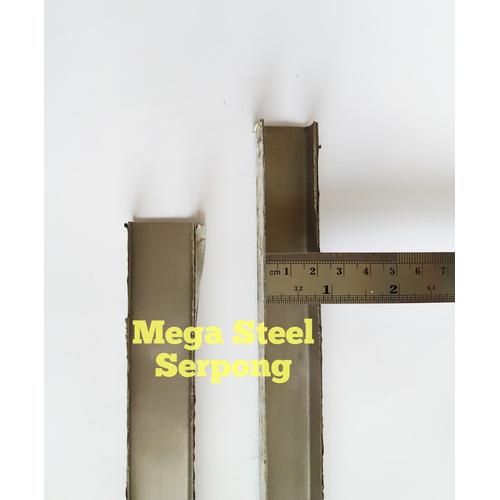 Jual List U Stainless Steel ukuran 1cm x 2cm x 1cm, Tebal 0.8 mm - Kota ...