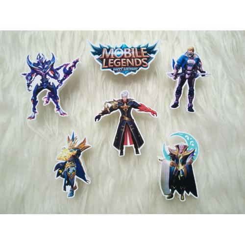 Jual Topper Mobile Legend set B utk hiasan kue kecil - Kab. Bandung ...